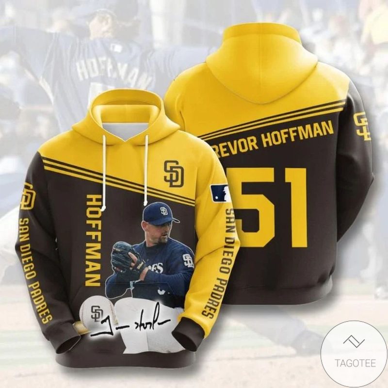 Mlb San Diego Padres Trevor Hoffman 51 Hoodie - Hot Sale 2026