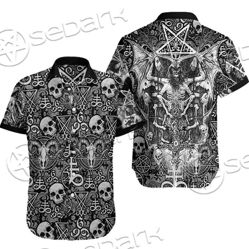 The Satanic Temple Temple Hawaiian Shirt - Hot Sale 2026